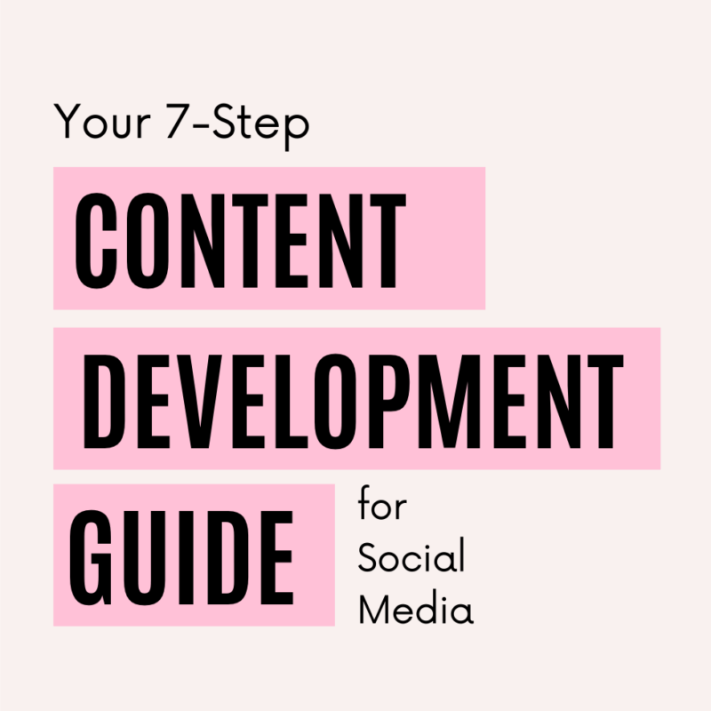 Your 7-Step Content Development Guide for Social Media - Durée & Co.